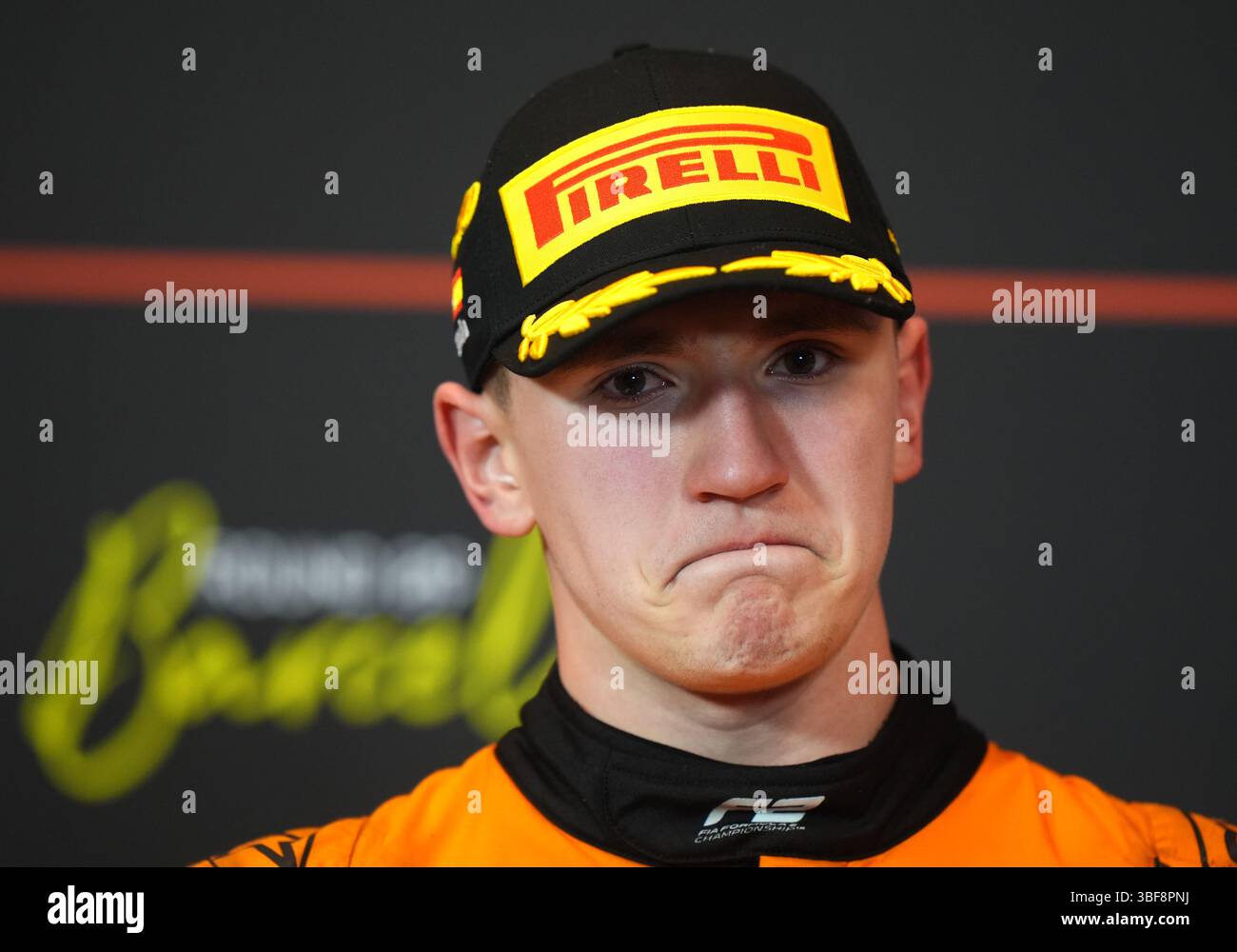 Rodin Motorsport's Alex Dunne after finishing second in the F2 race at ...