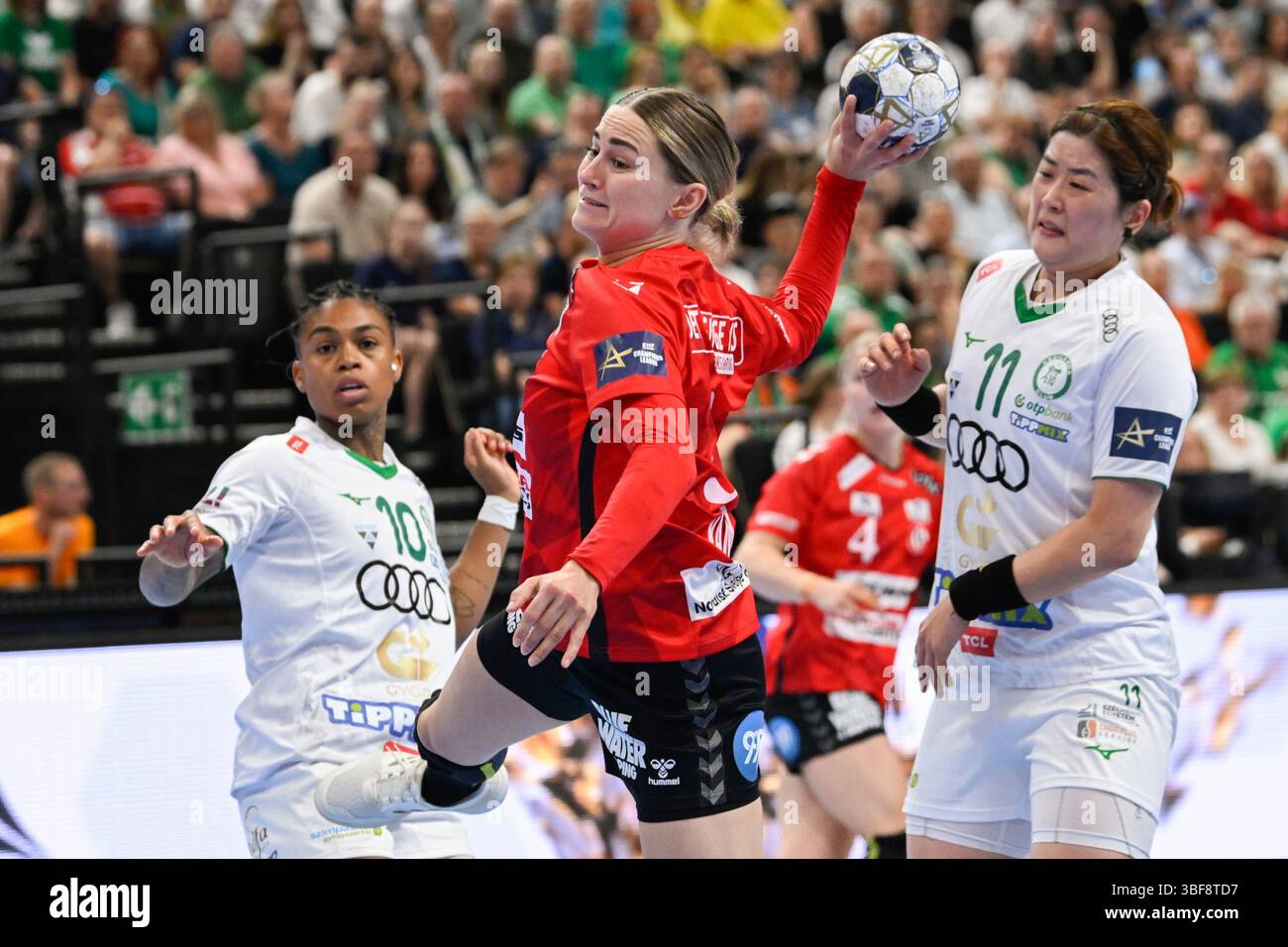 Eisberg's Kaja Kamp Nielsen in action during the EHF Women's Champions League Final Four ...
