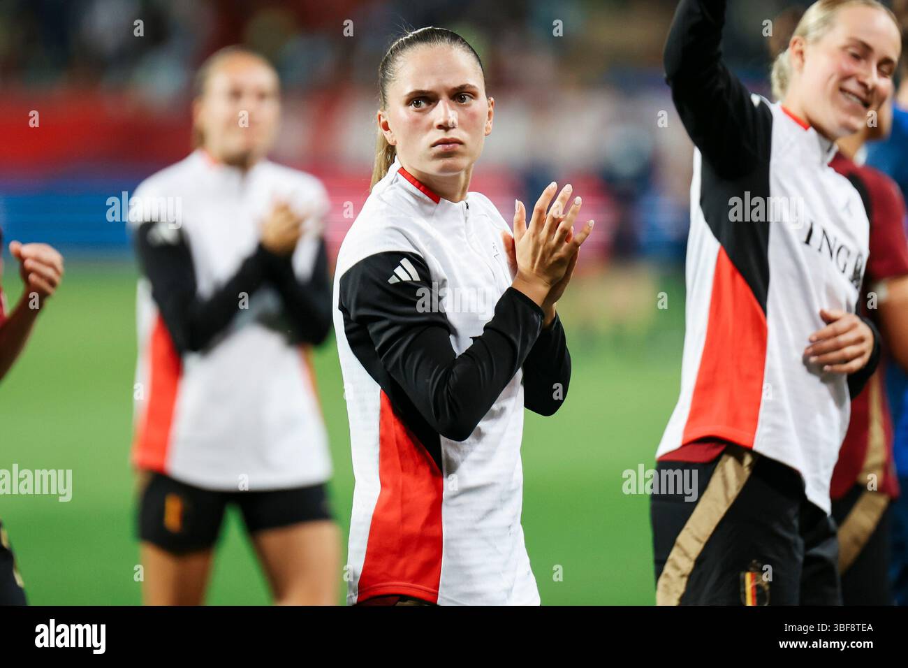 Jill Janssens (Belgien, #17) nach dem Spiel Women?s Nations League ...