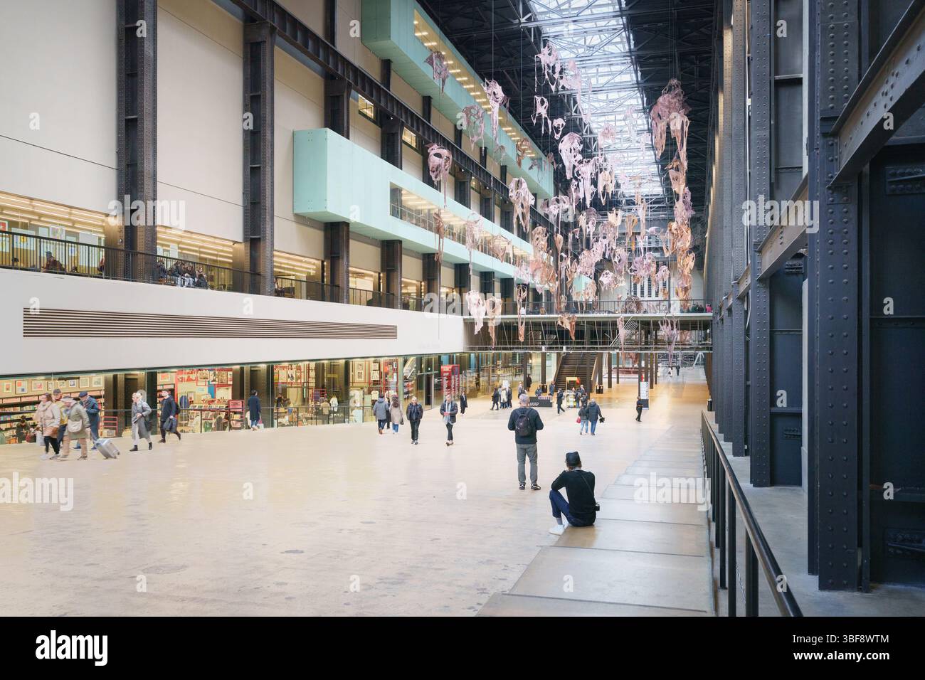 London, England, UK - Tate Modern turbine hall by Herzog & De Meuron ...