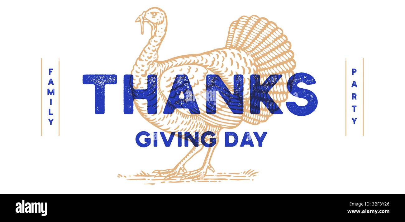 Turkey. Thank You. Hand lettering Stock Vector Image & Art - Alamy