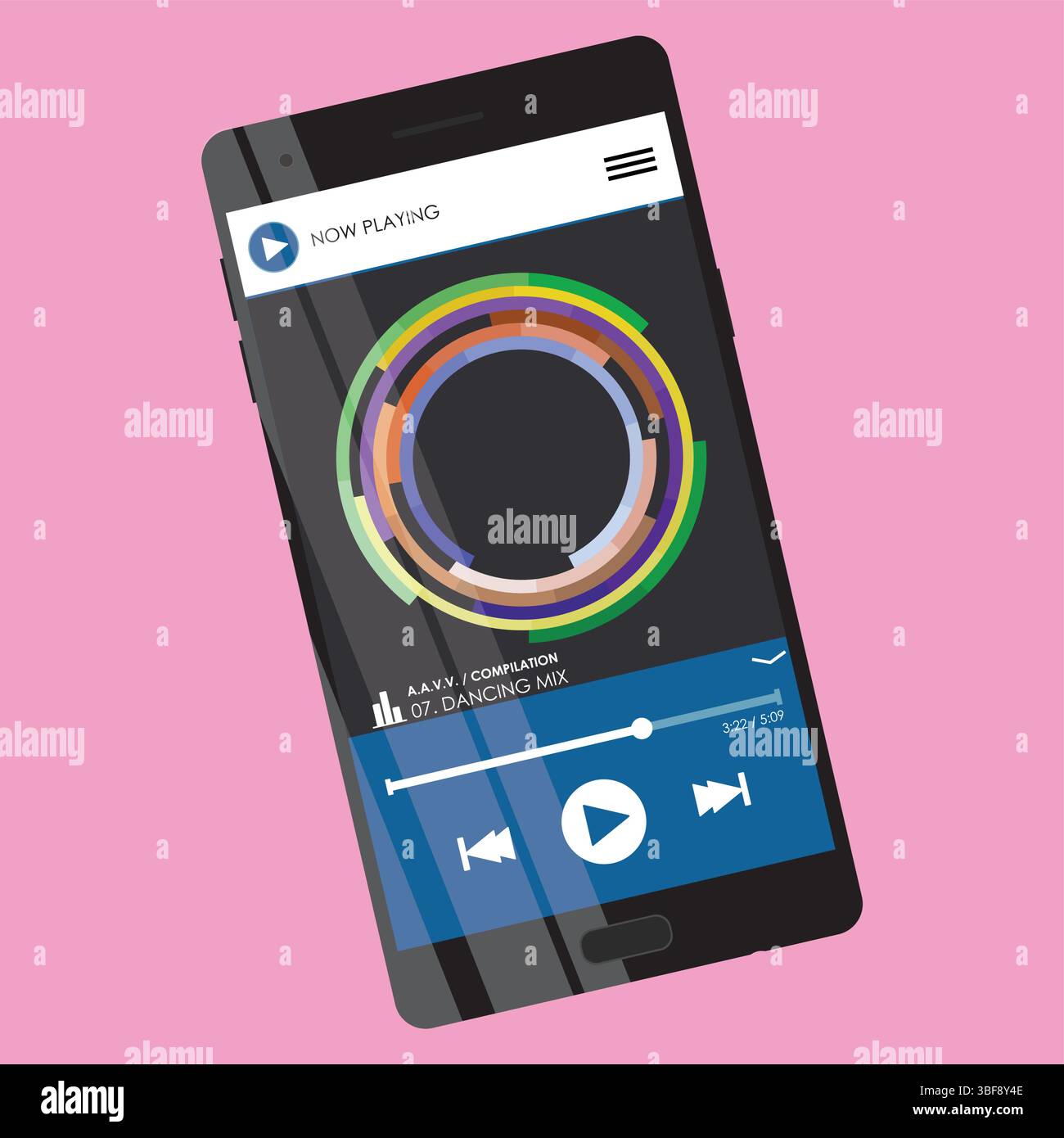 Displaying interface on screen Stock Vector Images - Alamy