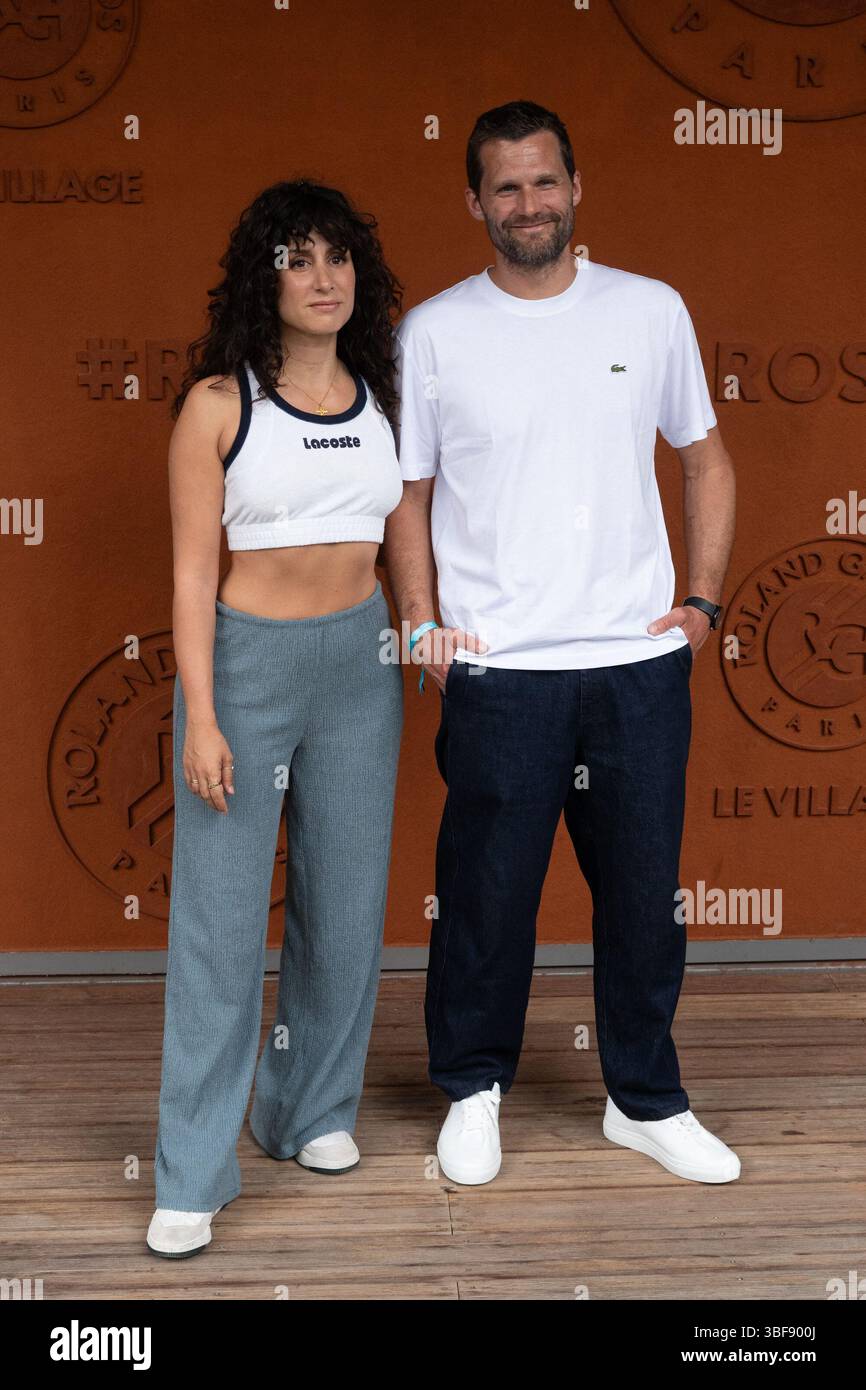 Paris, France. 31st May 2025. Aida Asgharzadeh and Alexis Michelin ...