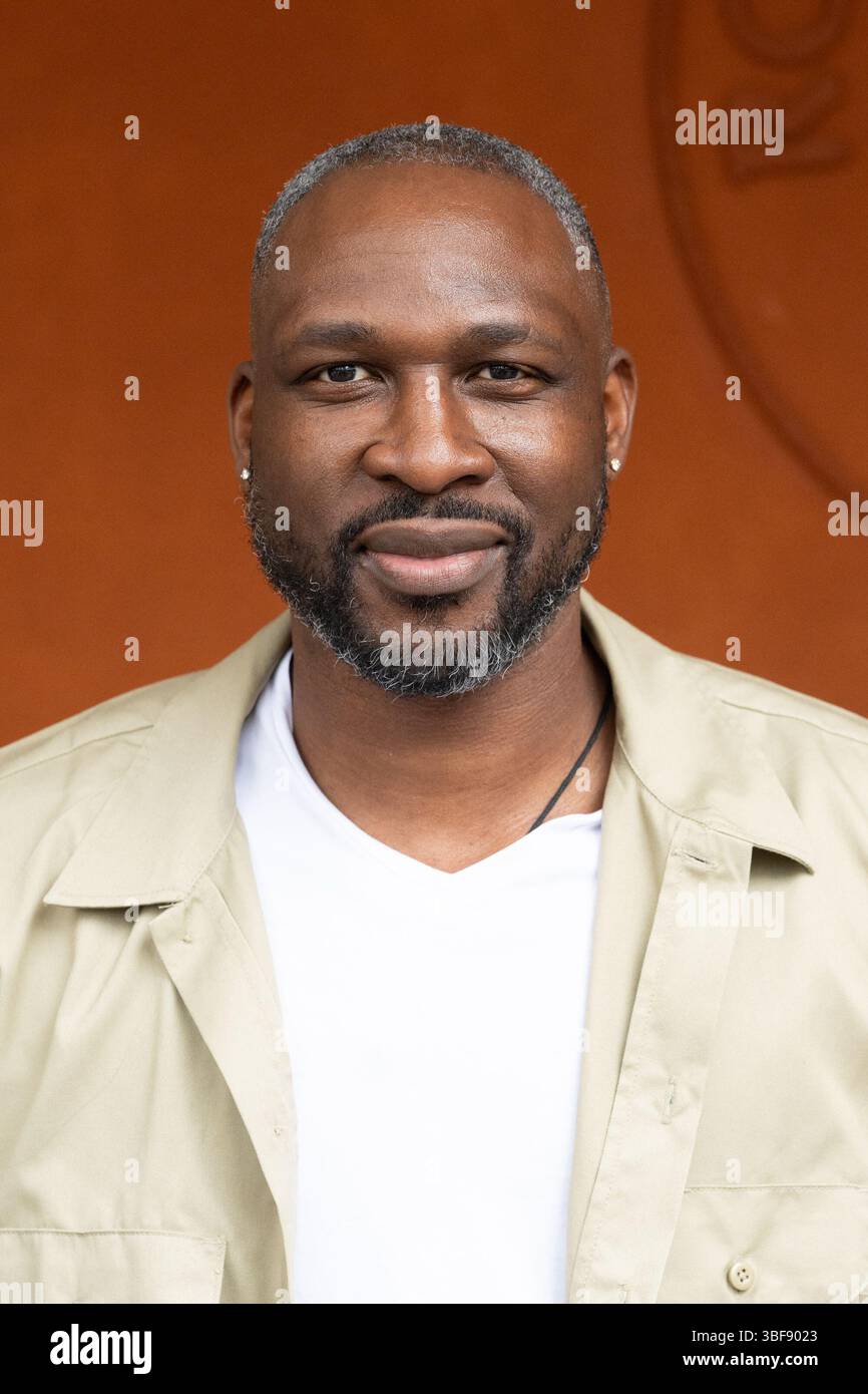 Florent Pietrus attends the Roland Garros 2025 tournament on May 31 ...