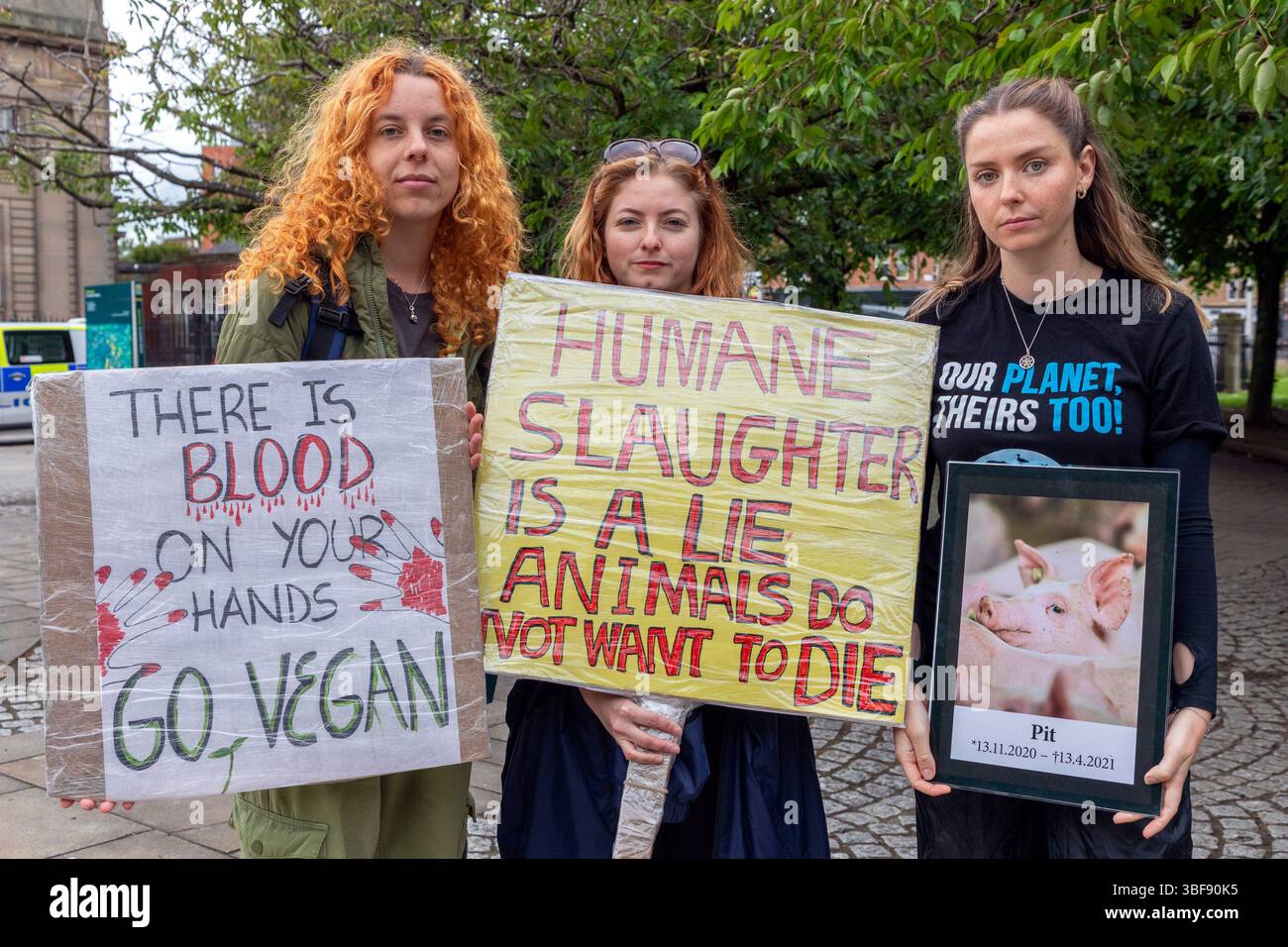 Glasgow, UK. 31st May, 2025. Supporters of the Animal Liberation ...