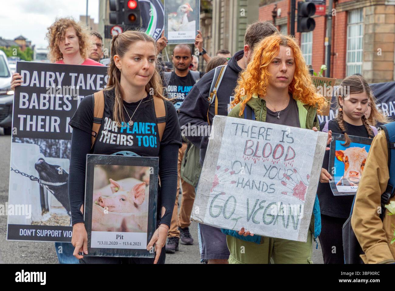 Glasgow, UK. 31st May, 2025. Supporters of the Animal Liberation ...