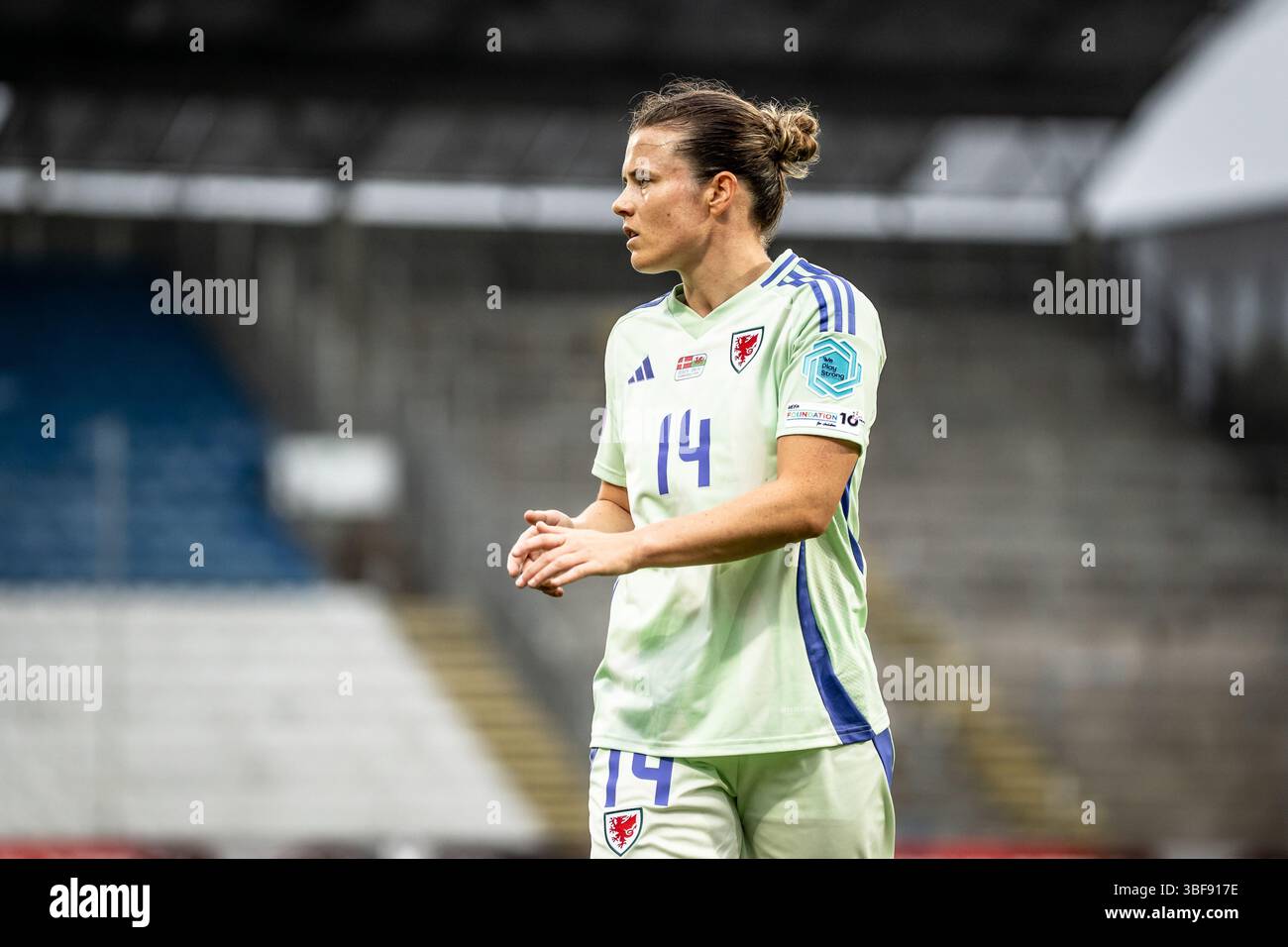 Odense, Denmark. 30th May, 2025. Hayley Ladd (14) of Wales seen during ...