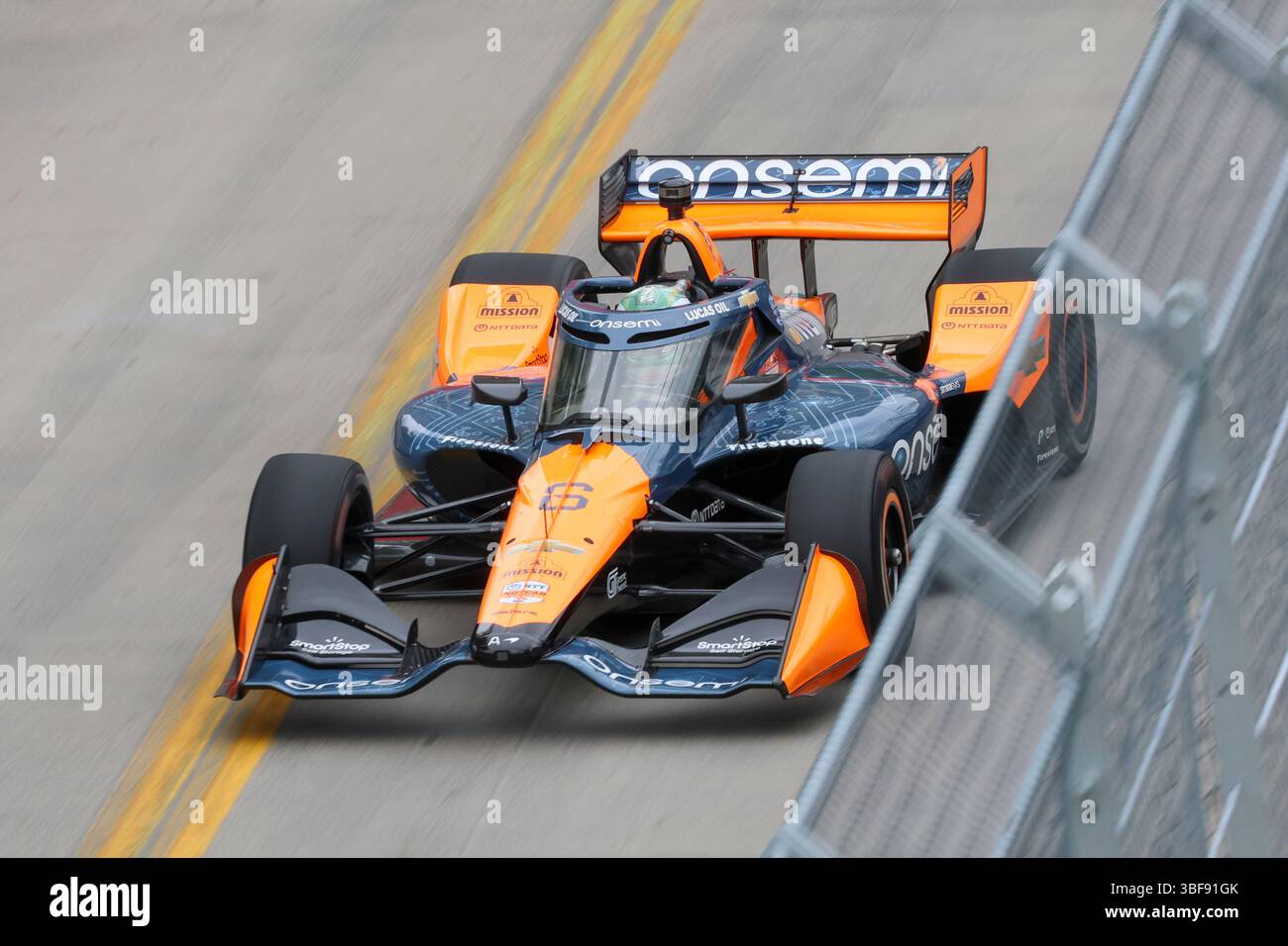 May 31st, 2025: Arrow McLaren driver Nolan Siegal (6) drives during ...