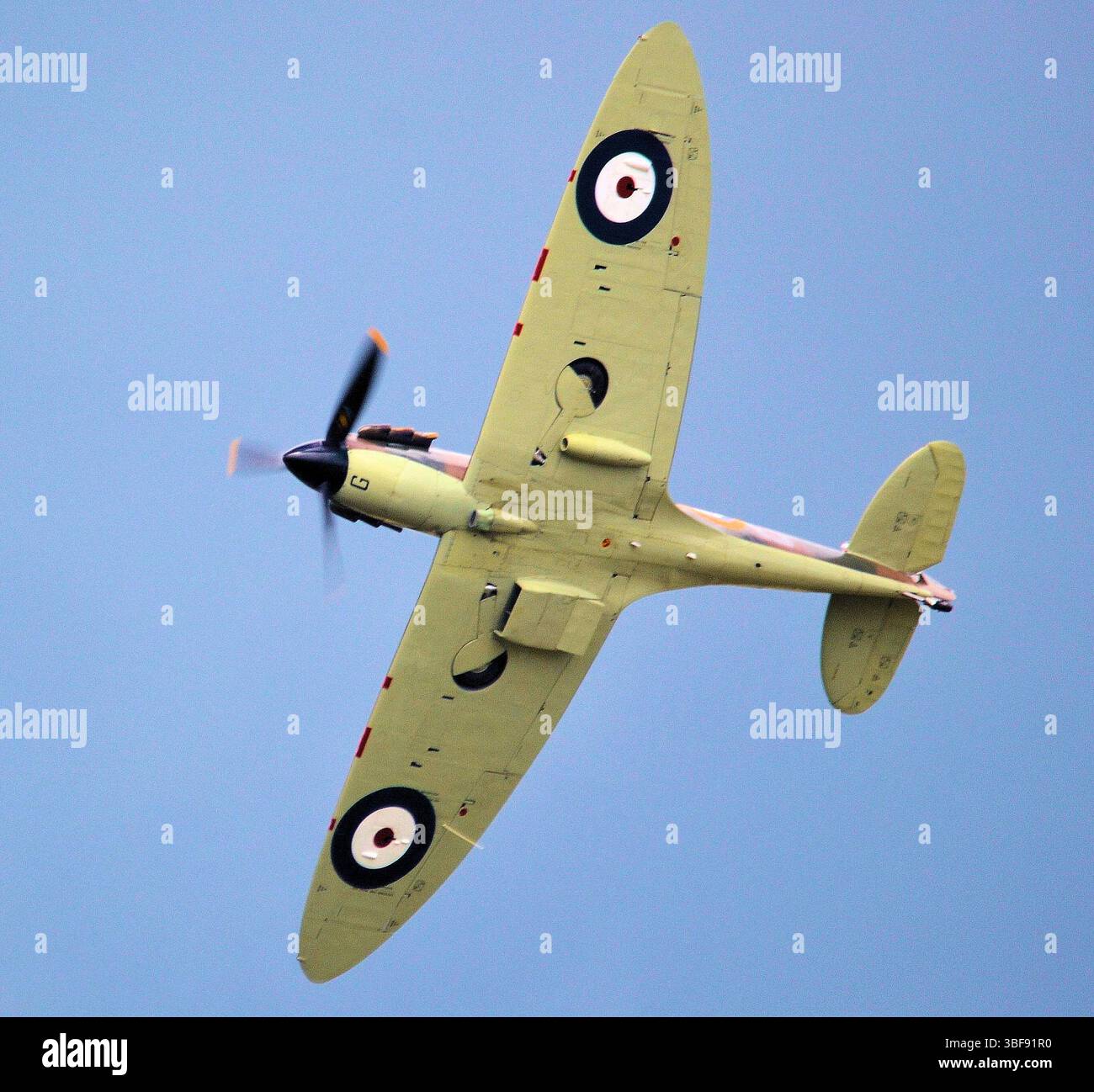 Battle of Britain Memorial Flight Spitfire Mk IIa, displayed at Royal ...
