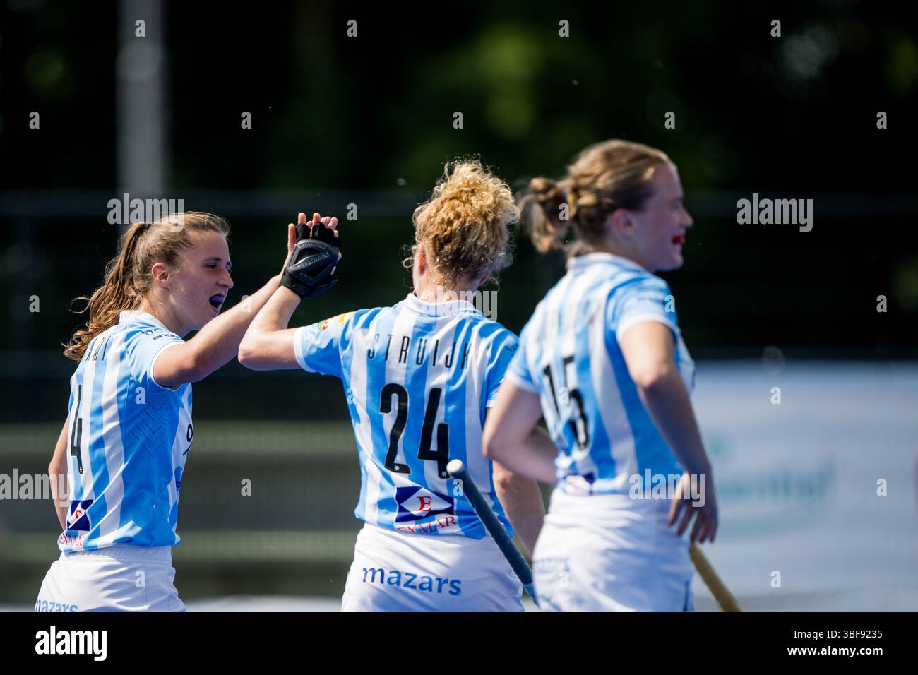 Gent, Belgium. 31st May, 2025. Gantoise's Astrid Bonami and Gantoise's ...