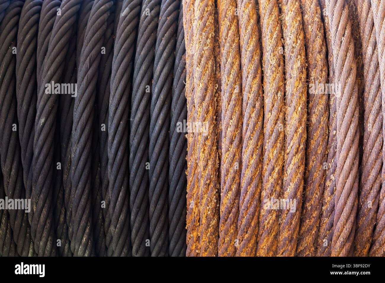 Wound on a winch hi-res stock photography and images - Alamy