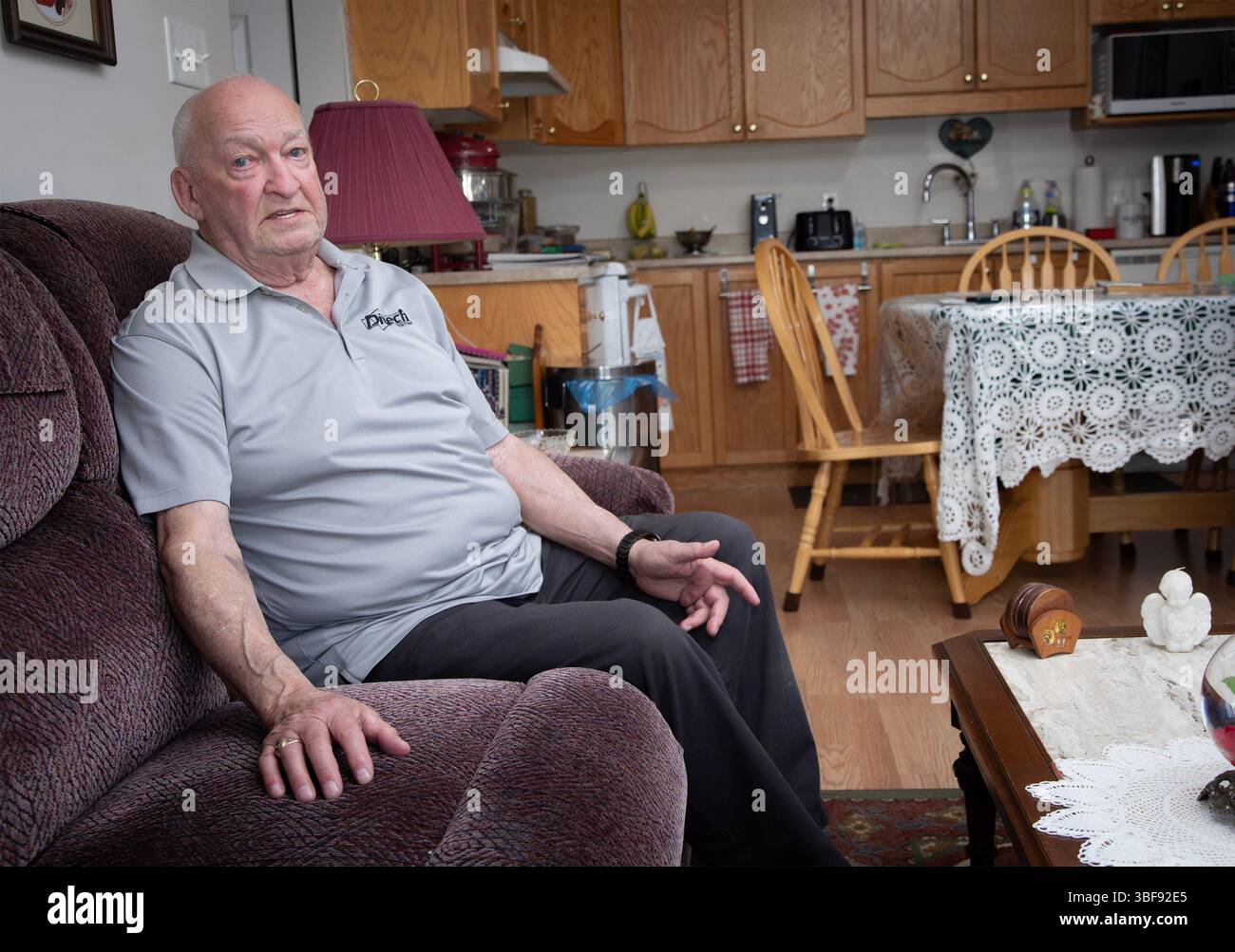 Gerry Carroll poses for a portrait in Riverview, N.B., Thursday, May 29 ...