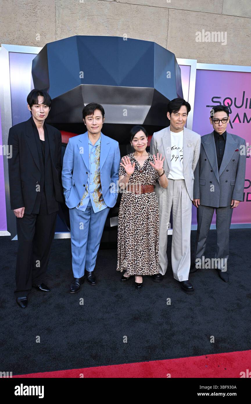 Park Sung-hoon, Lee Byung-hun, Kang Ae-shim, Lee Jung-jae und Choi Seung-hyun / T.O.P beim ...