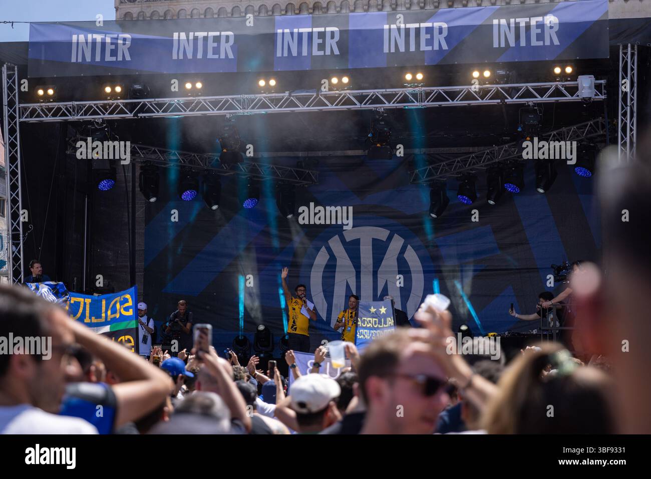Munich, Germany. 31st May, 2025. fans of FC Internazionale Milano ...