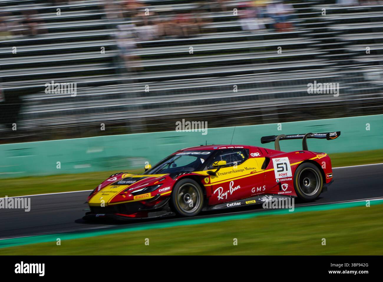 Alessio ROVERA, Vincent ABRIL and Alessandro PIER GUIDI (#51) Ferrari ...