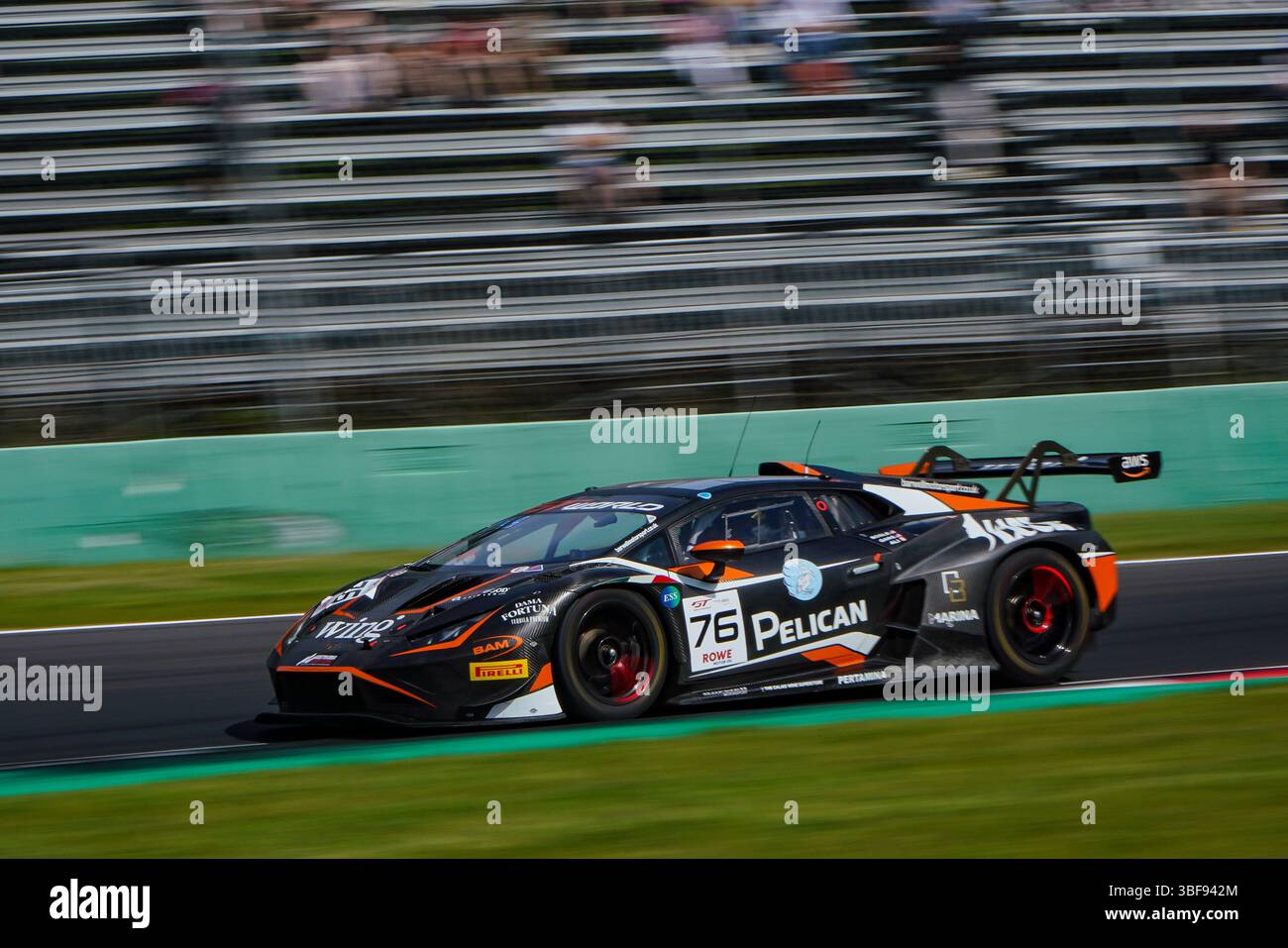Bijoy GARG, Adam ALI and Christian BOGLE driving the (#76) Lamborghini ...