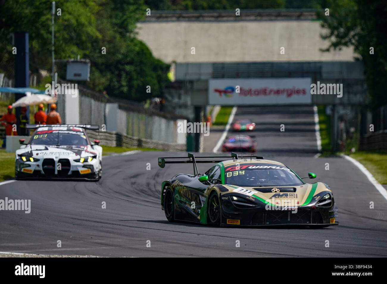 Arthur ROUGIER, James KELL and Simon GACHET driving the (#111) McLaren ...