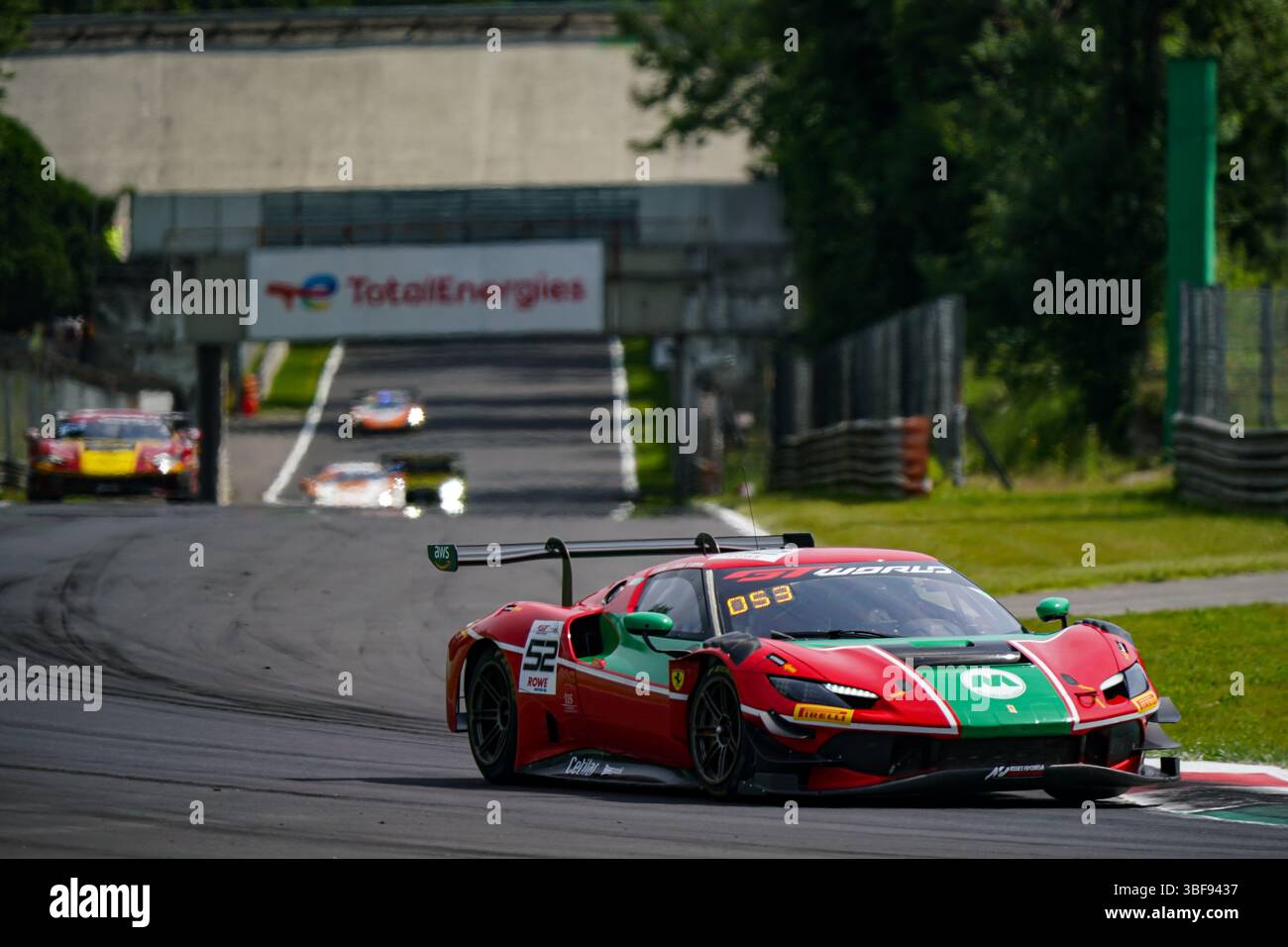 Louis MACHIELS, Jef MACHIELS and Andrea BERTOLINI driving the (#52 ...