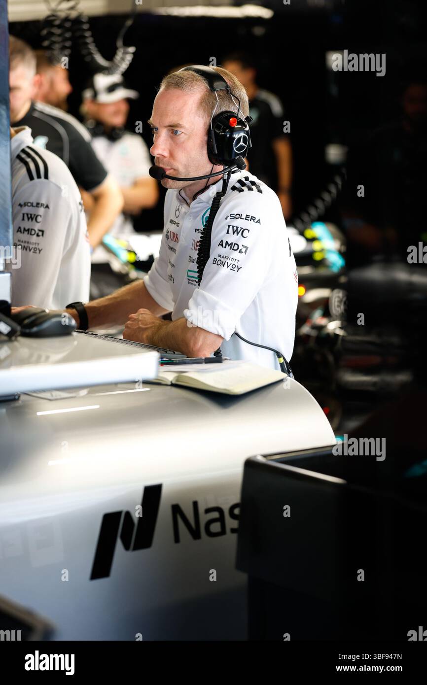 Barcelona, Spain. 31st May, 2025. Marcus Dudley (Mercedes-AMG Petronas ...