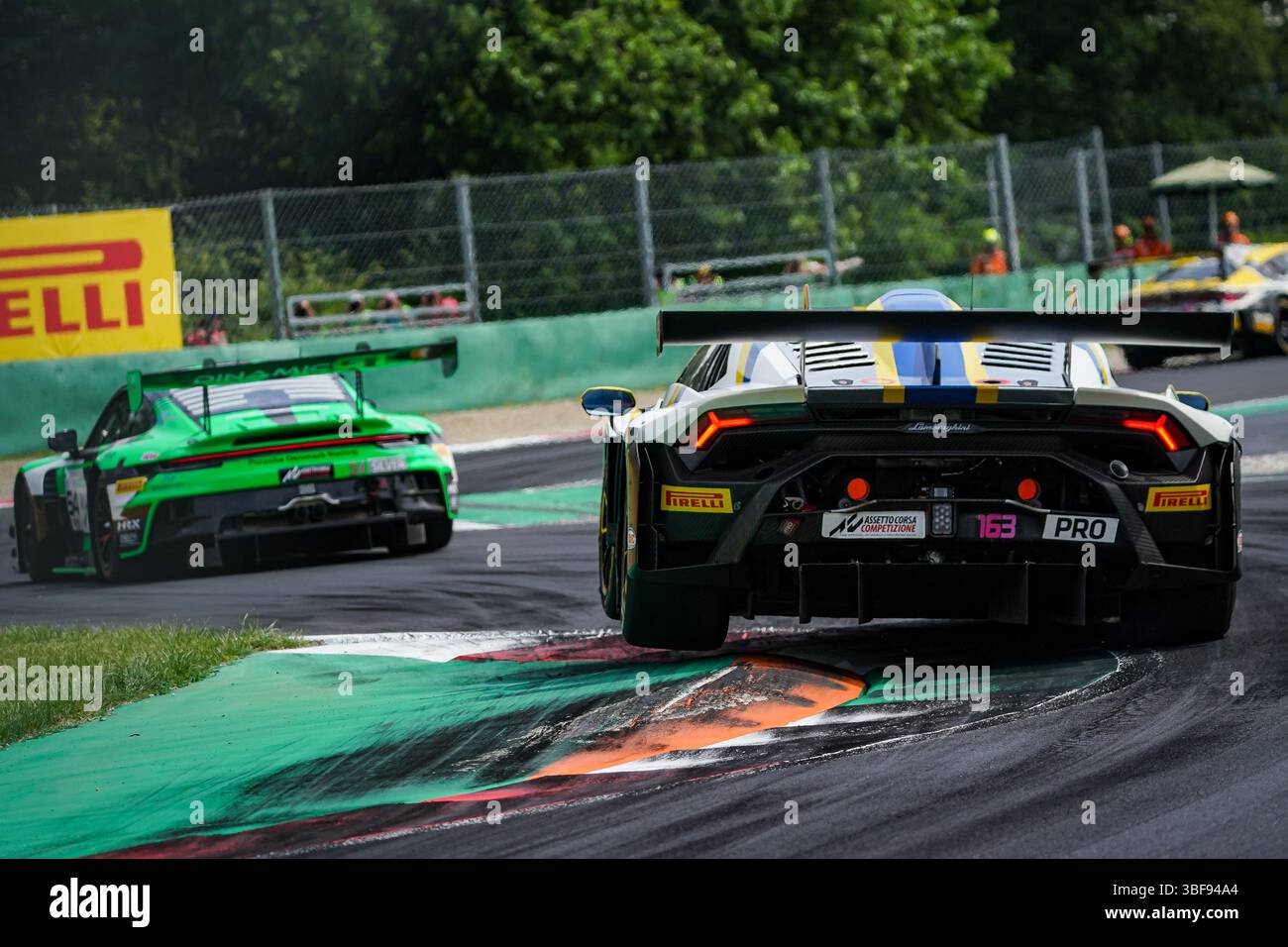 Franck PERERA, Sandy MITCHELL and Mattia MICHELOTTO driving the (#163 ...