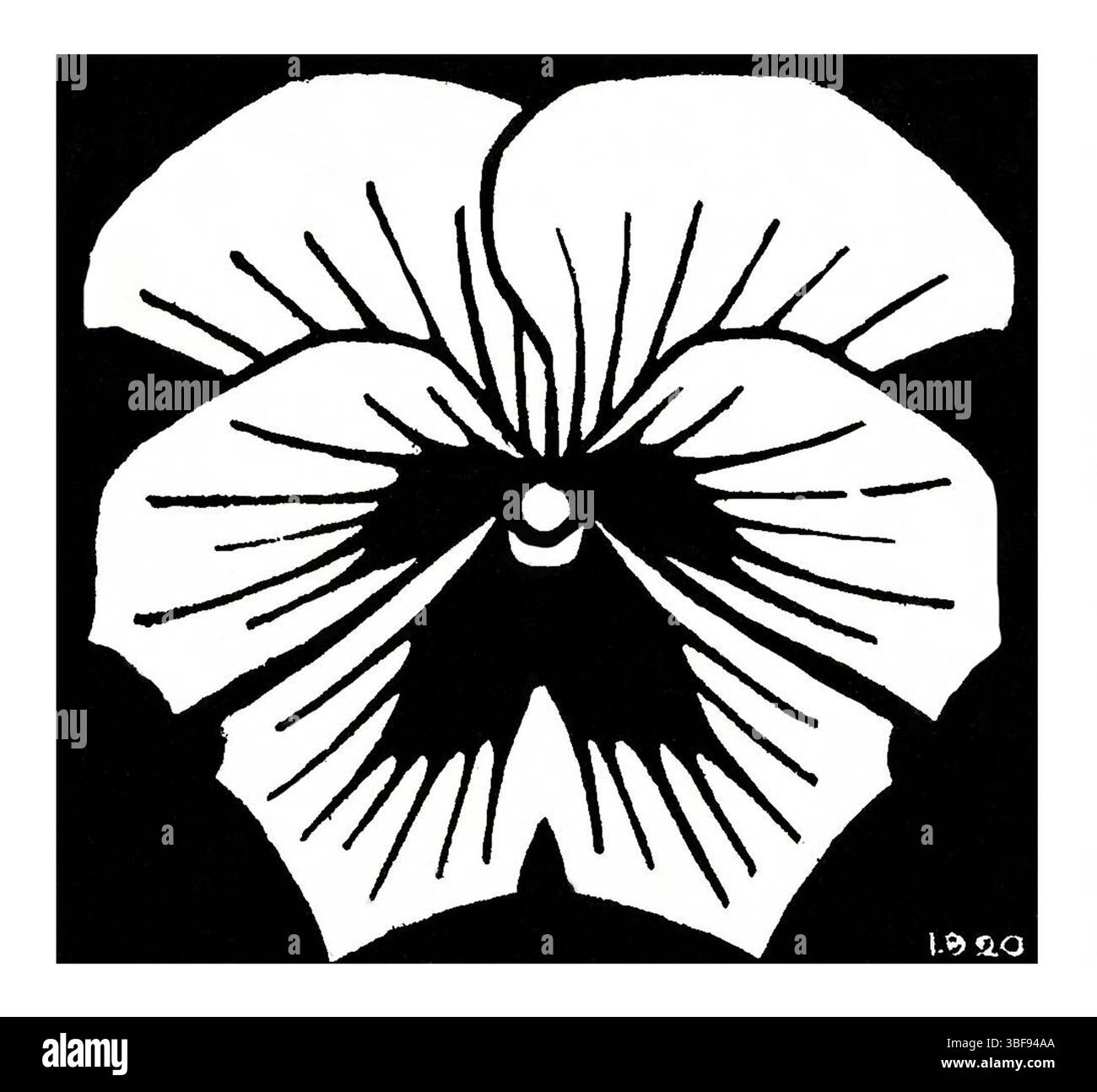 Floral print woodblock Cut Out Stock Images & Pictures - Alamy