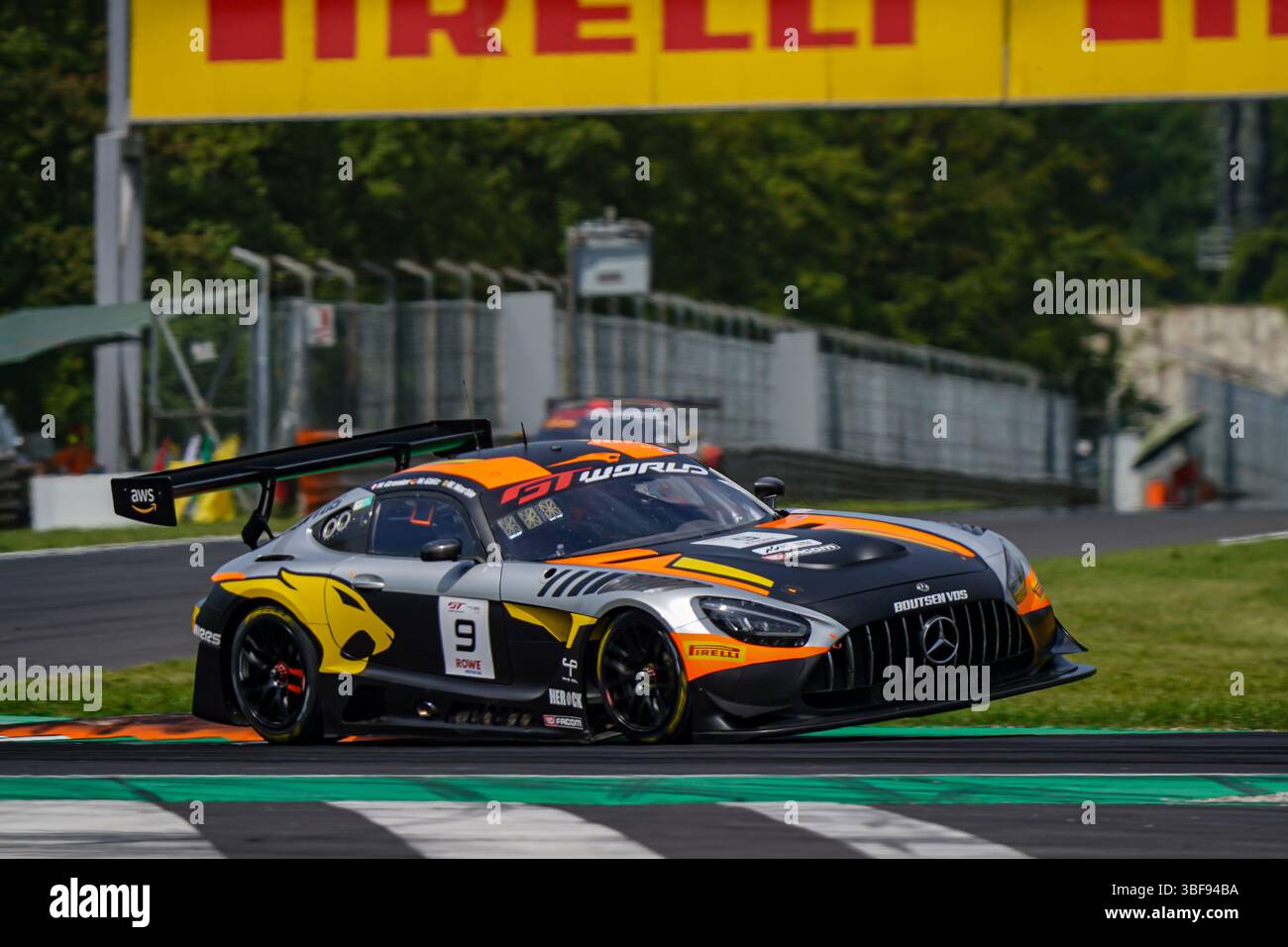 Maximilian GOTZ, Mikael GRENIER and Maxime MARTIN driving the (#9 ...