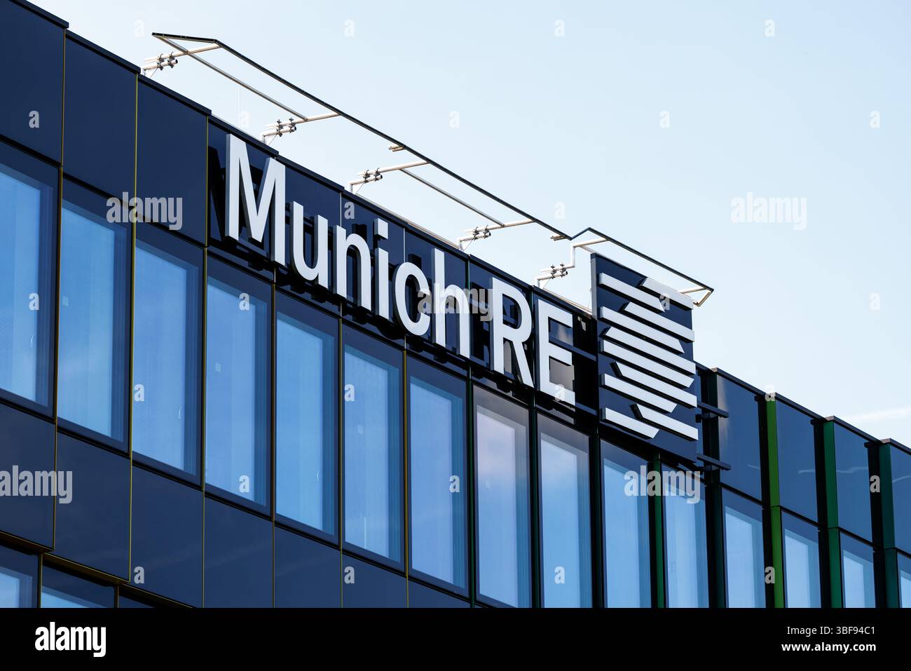 Munich, Germany. 30th May, 2025. The lettering and corporate logo of ...