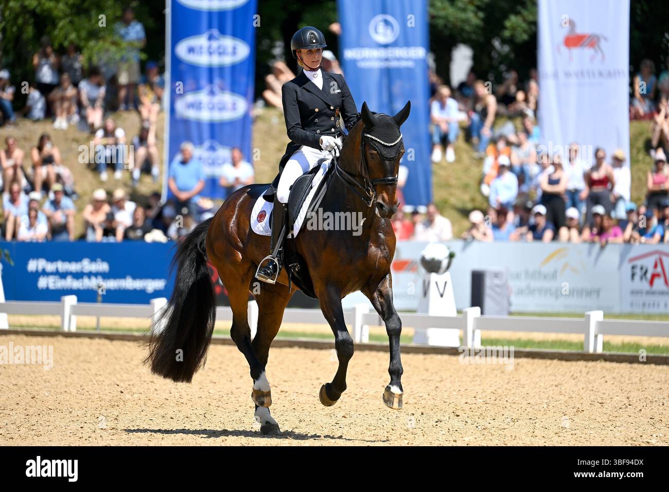 Jessica VON BREDOW WERNDL on Diallo 3, action, dressage, dressage ...