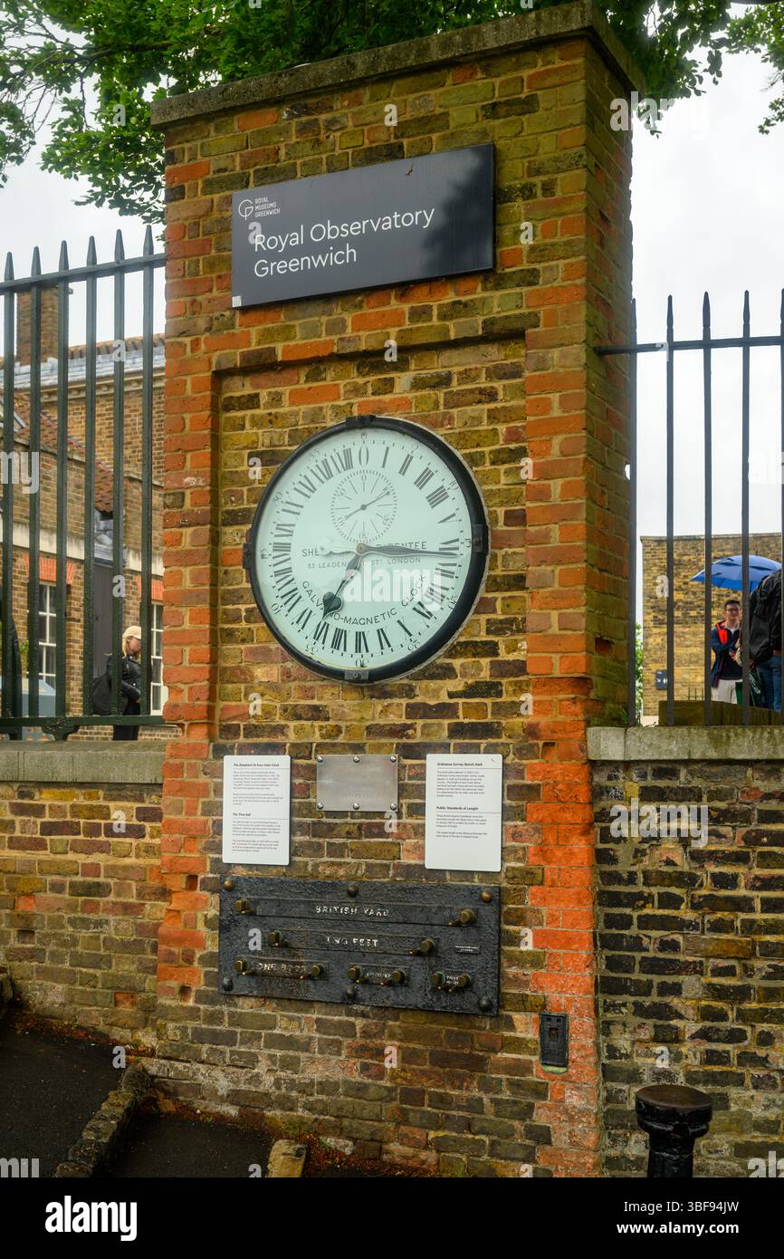The Shepherd Gate Clock at the Royal Observatory Greenwich, London ...