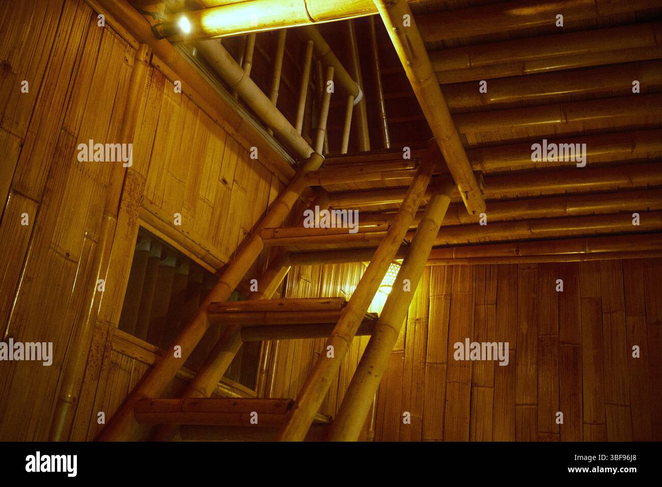 Staircase bamboo interior design hi-res stock photography and images ...