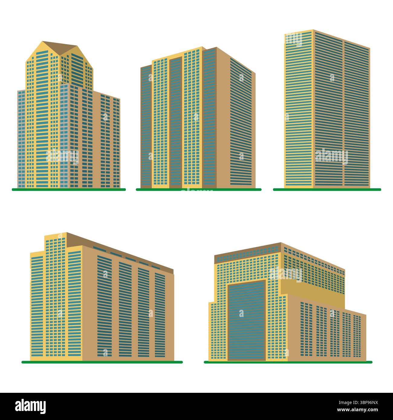 Five story tower Stock Vector Images - Alamy