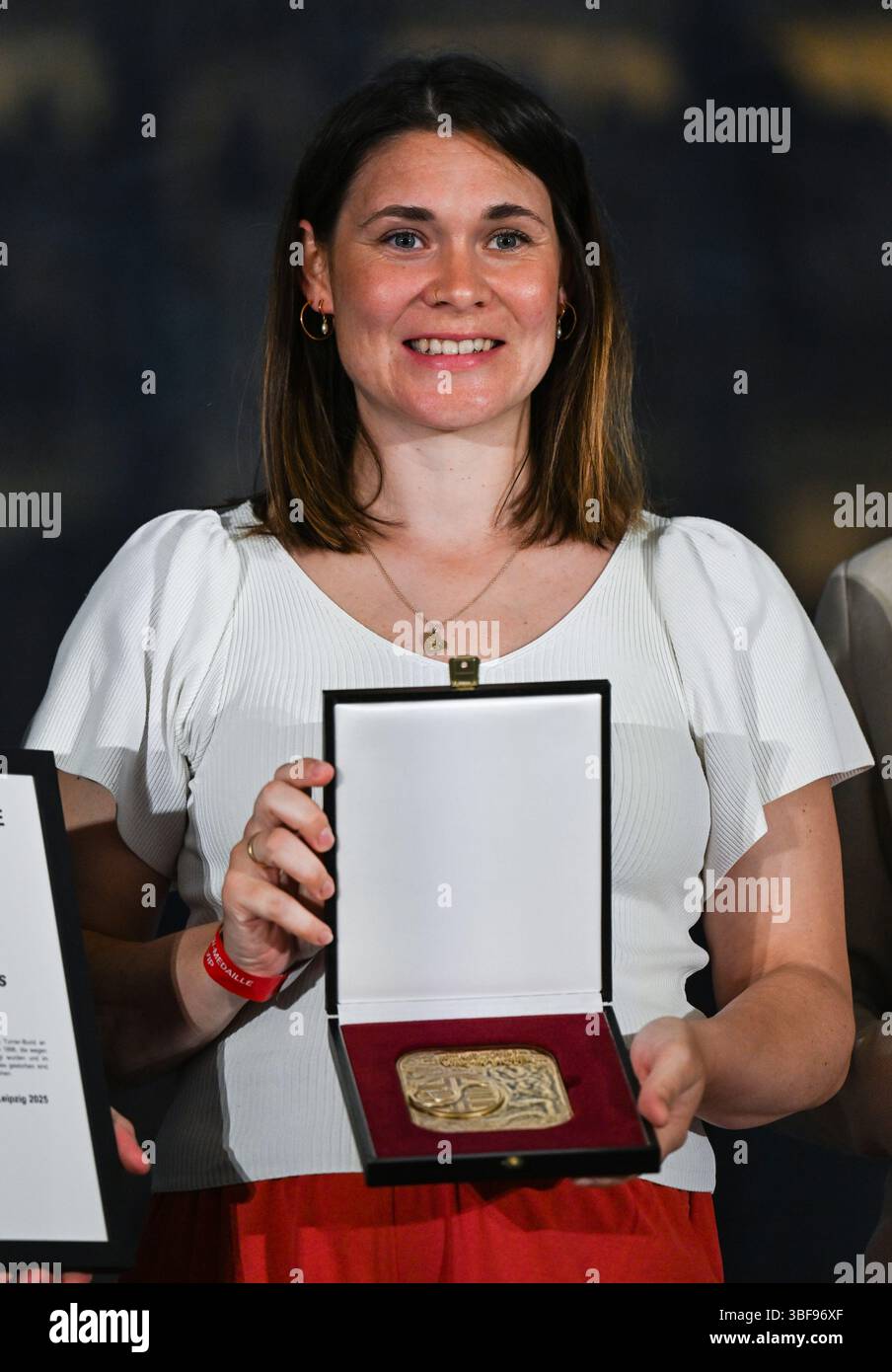 Leipzig, Germany. 31st May, 2025. Former German fistball player ...