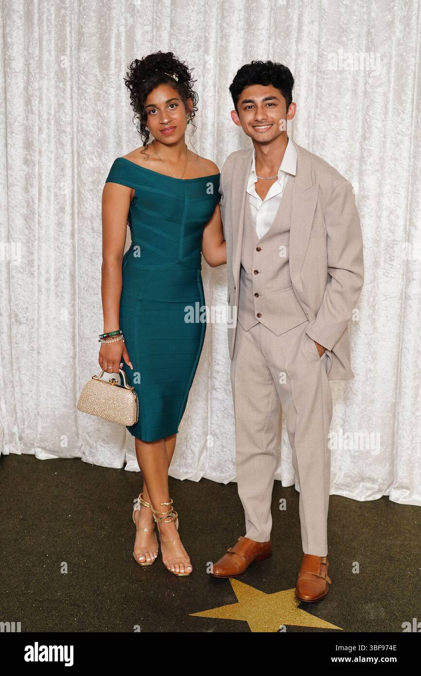 Aaliyah James and Juhaim Rasul Choudhury attending the British Soap ...