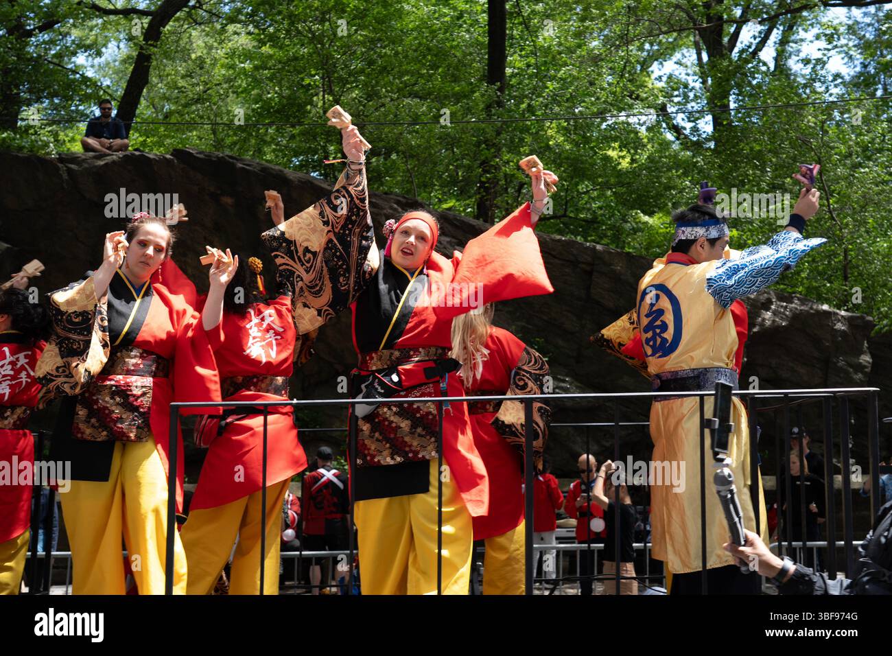 Japanese Day Parade on Central Park west in Manhattan, New York City ...