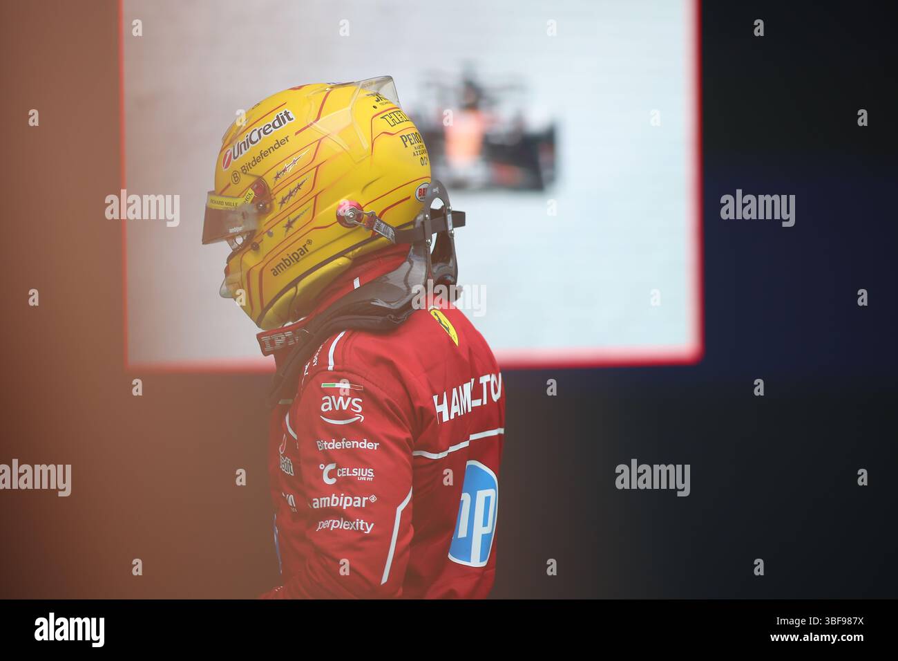 44 Lewis Hamilton, (GRB) Scuderia Ferrari SF25, during the Spanish GP ...