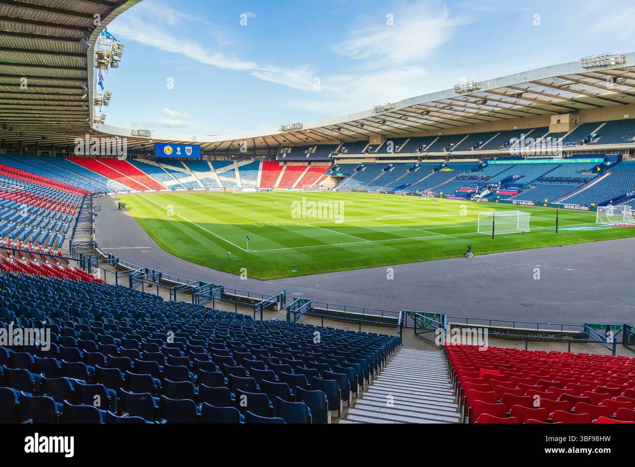 General view of Hampden park football stadium, the Scottish national ...