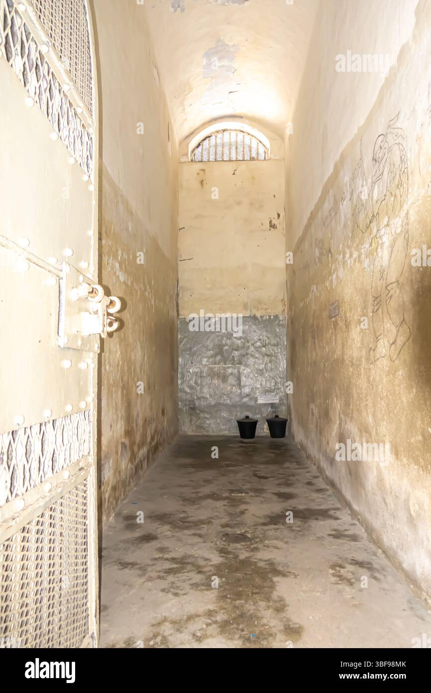 Isolation cell, Malaysia Prison Museum, Malacca, Asia Stock Photo - Alamy