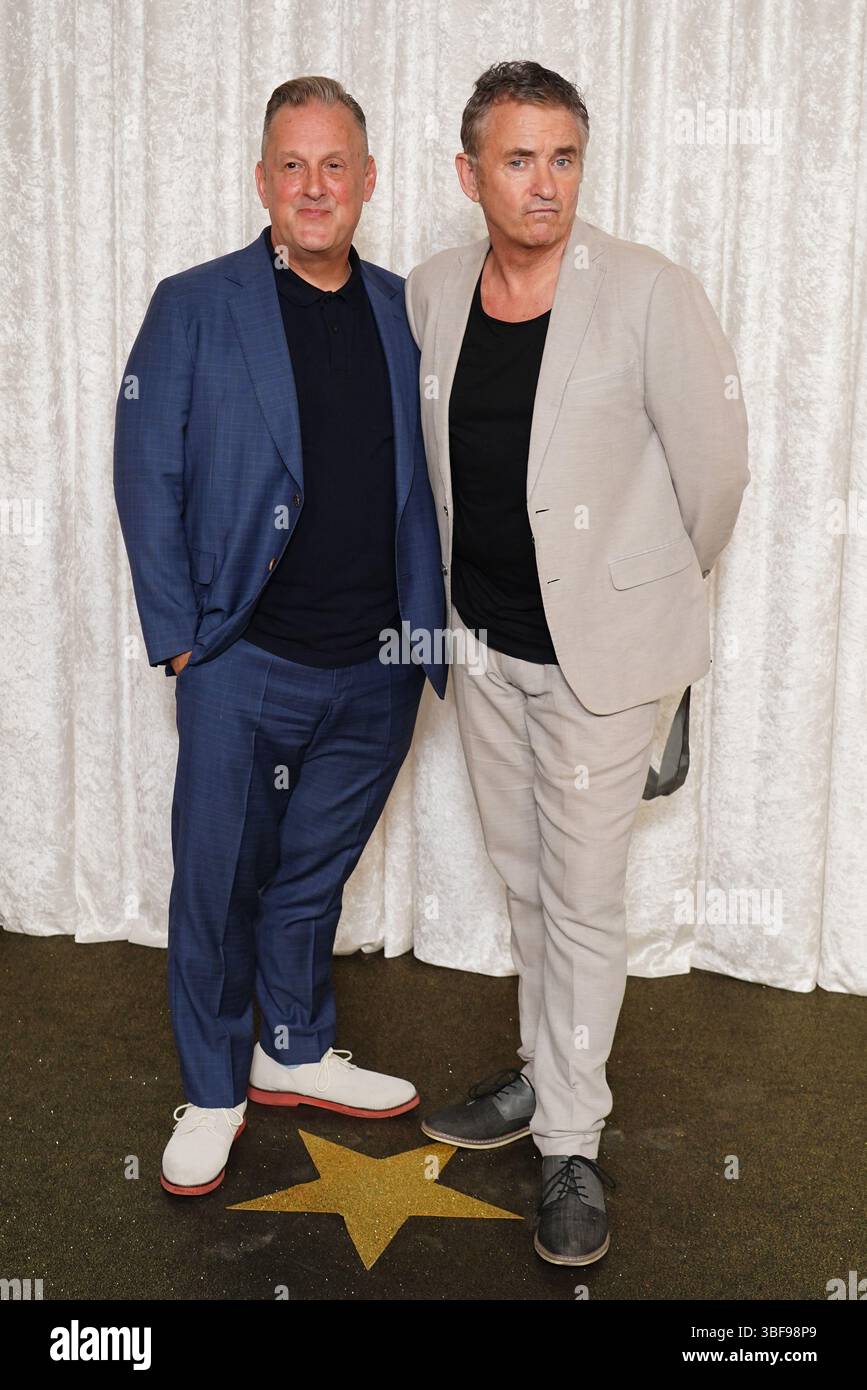 Ross Boatman and Shane Richie attending the British Soap Awards 2025 at ...