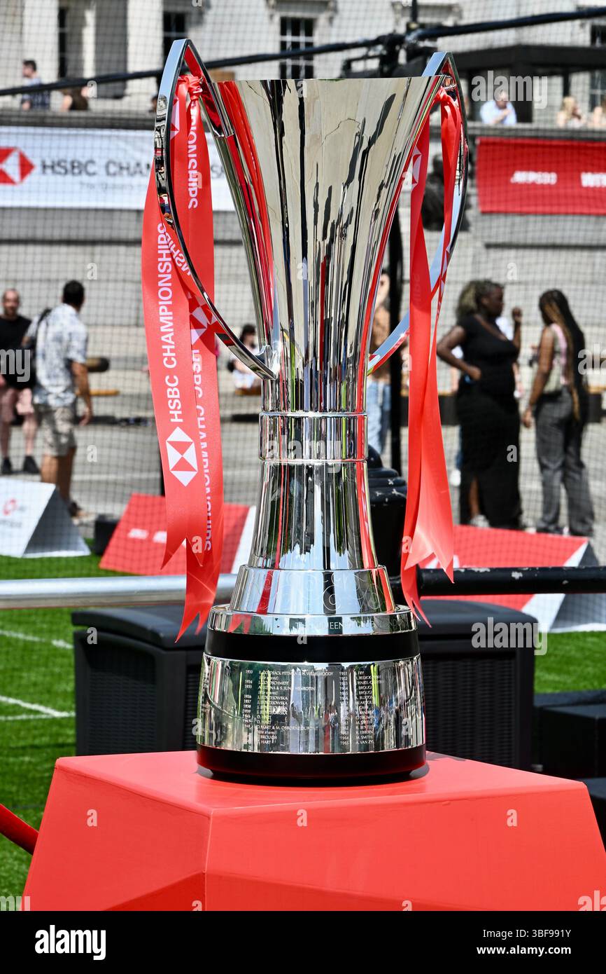 London, UK. HSBC Championship Trophy. The HSBC Championships at The ...