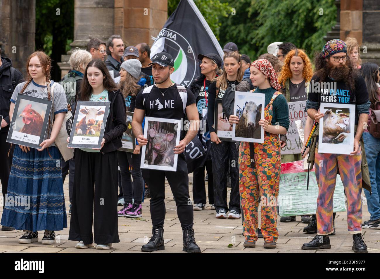 Glasgow, Scotland, UK. 31st May, 2025. Silent March from Glasgow Green ...
