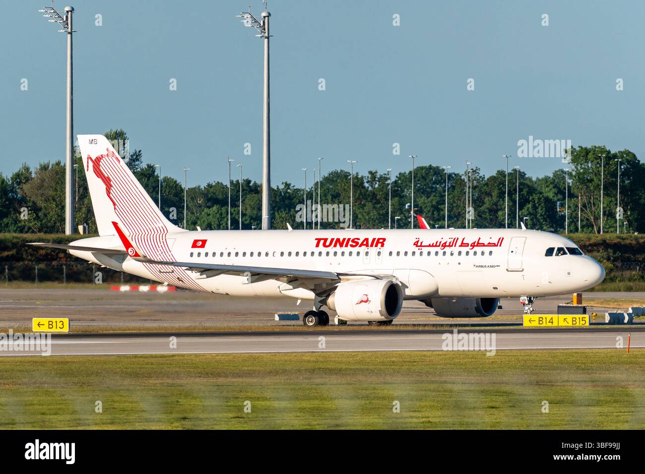 Munich, Bavaria, Germany - May 30, 2025: An Airbus A320 operated by ...