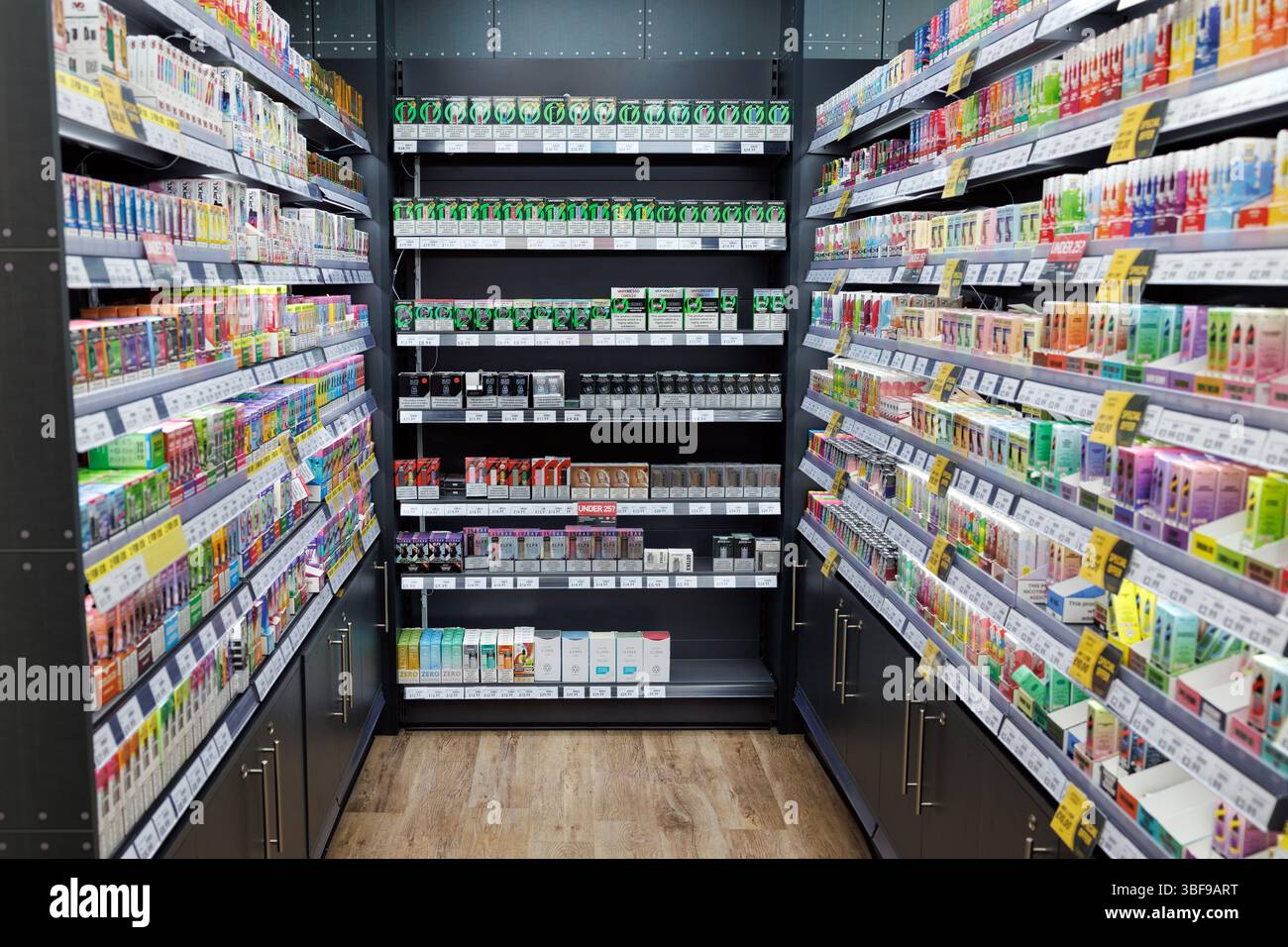 Sheffield, UK. 31 May, 2025. A large room full of vapes and vaping ...