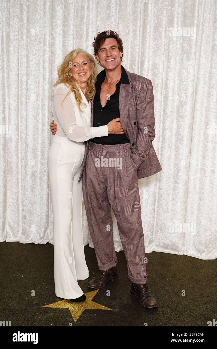 James Cartwright (right) attending the British Soap Awards 2025 at the ...