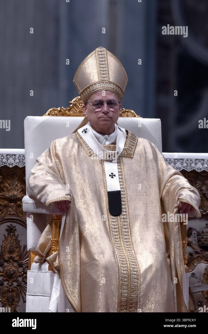 Vatican City, Vatican, 31 May 2025. Pope Leo XIV leads a Holy Mass with the Rite of priestly ...