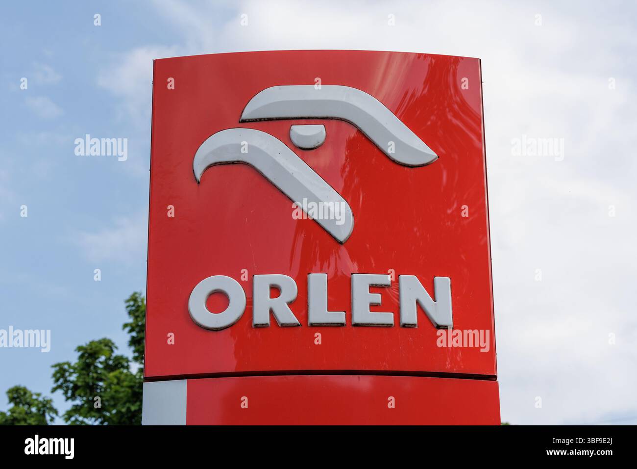 KRAKOW, POLAND, May 31, 2025, PKN Orlen photo collection OP: Fuel station of the Polish oil ...