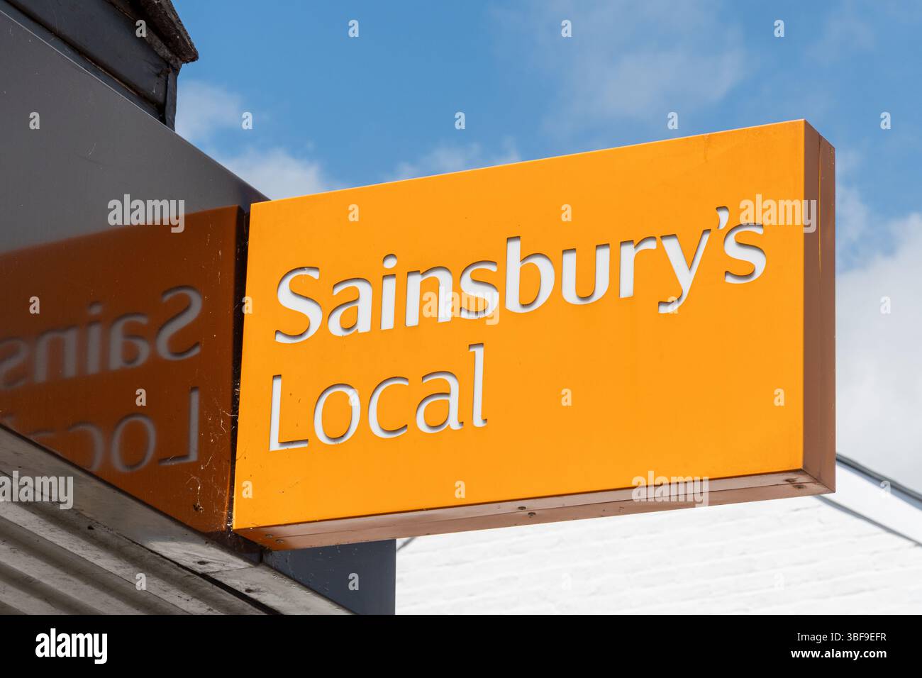 Sainsbury's Local shop sign, convenience store, England, UK Stock Photo ...