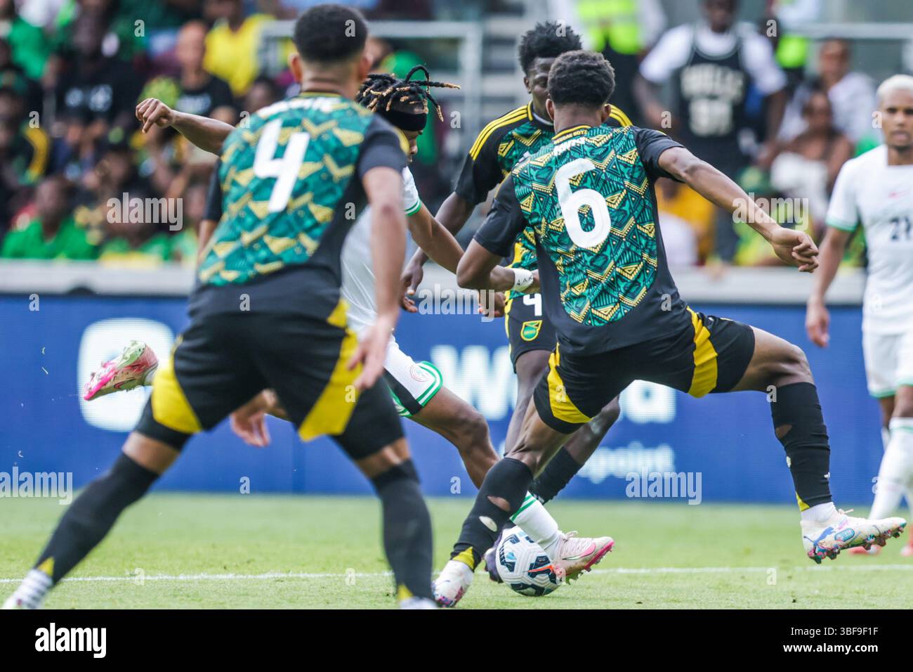 Brentford, England, 31st May, 2025, Jamaica vs Nigeria at the Unity Cup ...