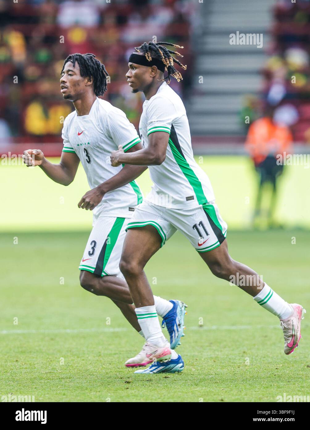 Brentford, England, 31st May, 2025, Jamaica vs Nigeria at the Unity Cup ...
