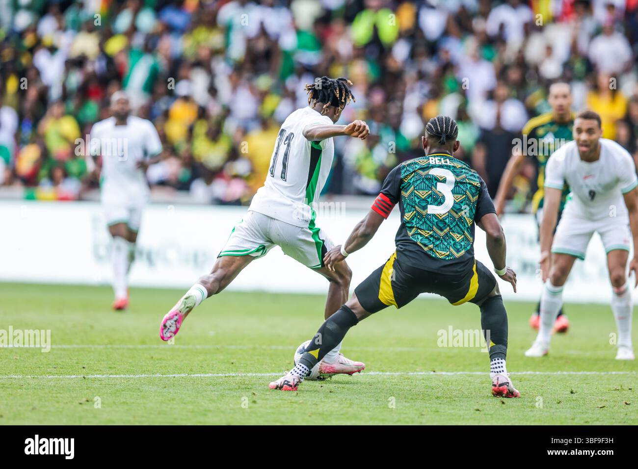 Brentford, England, 31st May, 2025, Jamaica vs Nigeria at the Unity Cup 2025. Credit: Victor ...