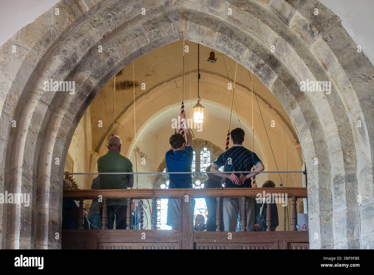 People ringing a church bell hi-res stock photography and images - Alamy